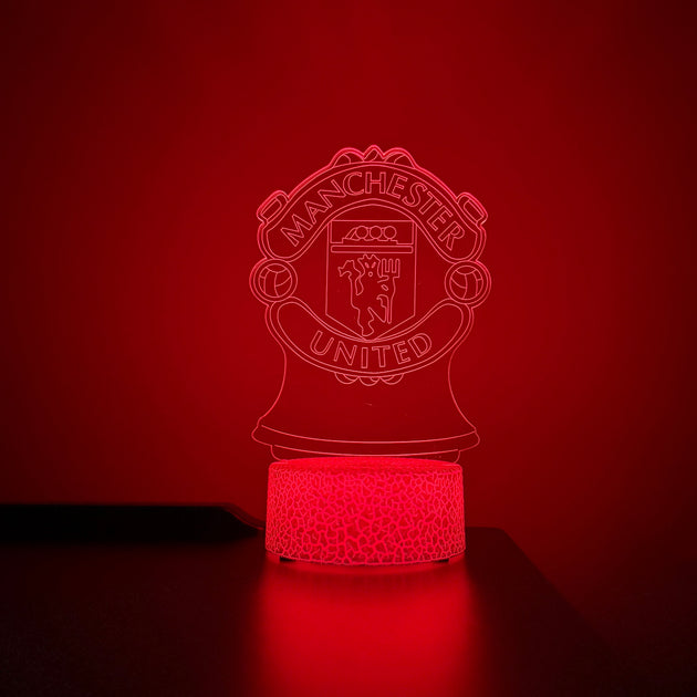 Manchester United LED Desk Lamp | True North Lamps – Offside Boys